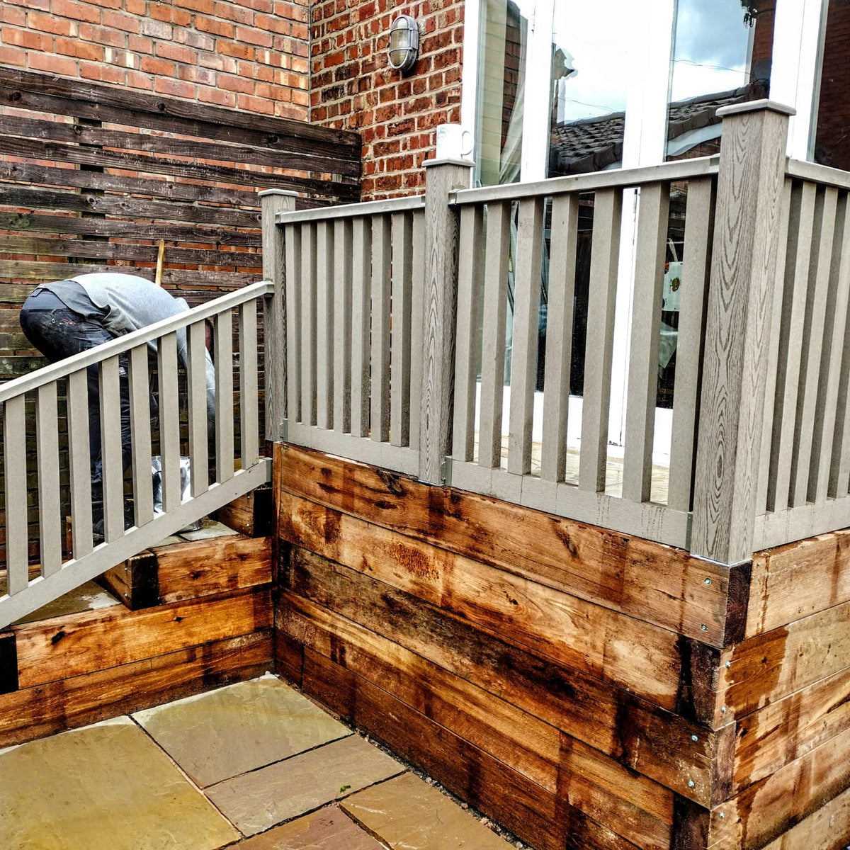 Composite Balustrade Kit - Mocha – Majestic Materials