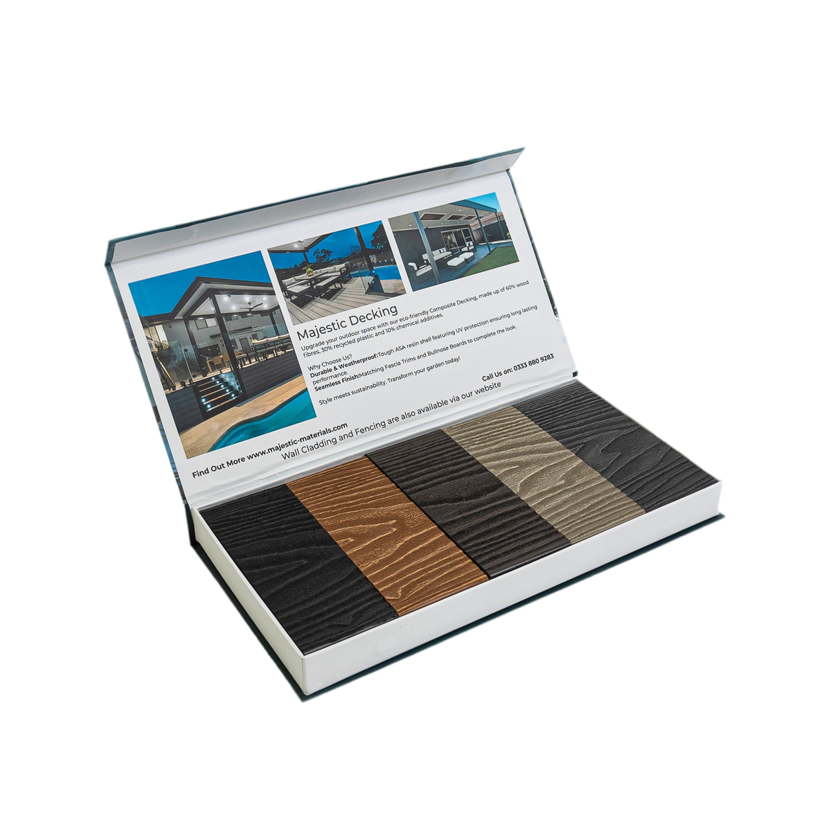 Sample Pack - Signature Composite Decking - Woodgrain – Majestic Materials